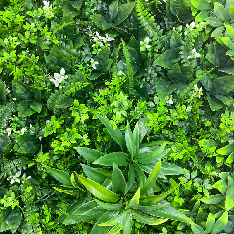 Premium Vertical Garden Wall/Artificial Hedge Panels-Jasmine Blossom-U ...